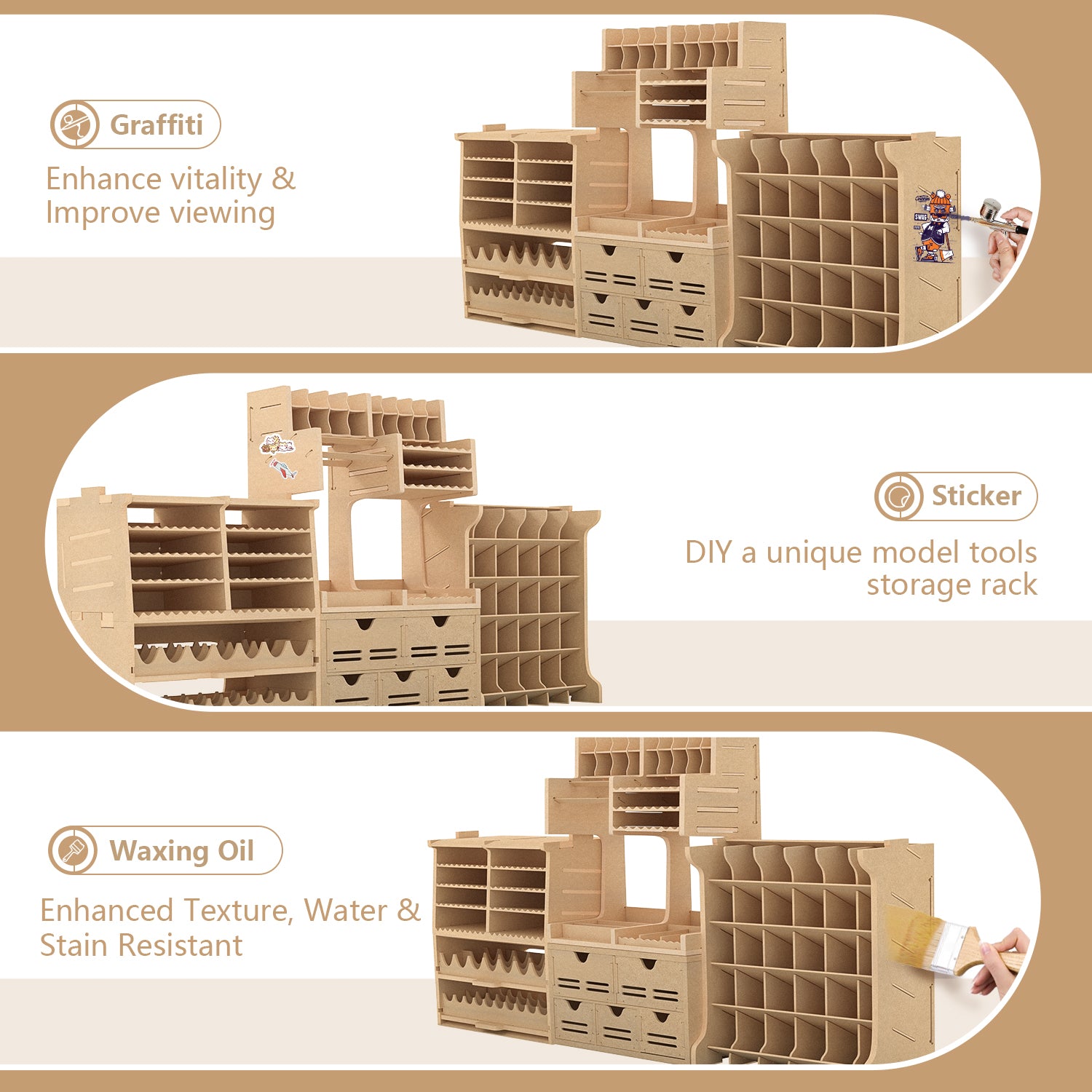 Plastic Model Paint Rack Tool Storage Paint Storage Model Tool Storage ...